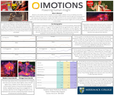 "Consumer Behavior using iMotions" by Steven Petrillo and Ian Montero