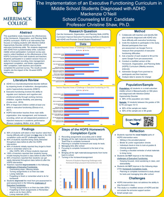 "The Implementation of an Executive Functioning Curriculum in Middle Sc ...