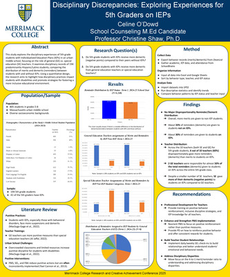 "Disciplinary Discrepancies: Exploring Experiences for 5th Graders on I ...