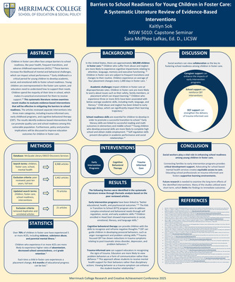 "Barriers to School Readiness for Young Children in Foster Care: A Syst ...