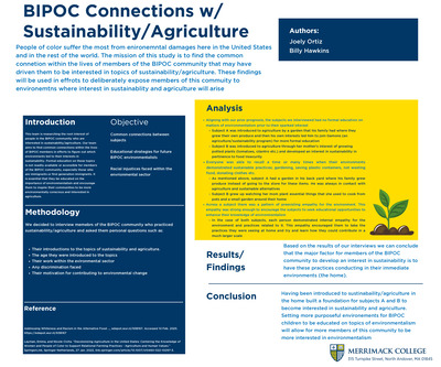 "BIPOC Connections with Sustainability/Agriculture" by Joely Ortiz and ...