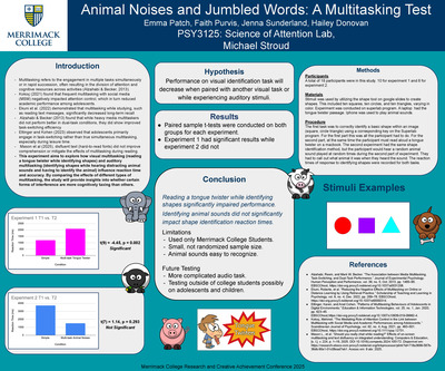 "Animal Noises and Jumbled Words: A Multitasking Test" by Faith Purvis ...